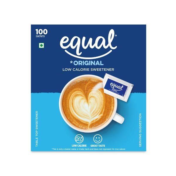 Buy Equal Original Low Calorie Sweetener Sachets 100's Online at ...