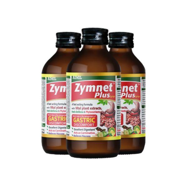 Buy Aimil Zymnet Plus Syrup (Pack of 3 x 200 ml) Online at Discounted ...