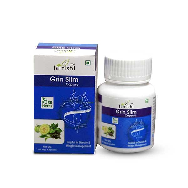 Jairishi Grin Slim Veg Capsule 60's Online at Best Price - Speciality ...