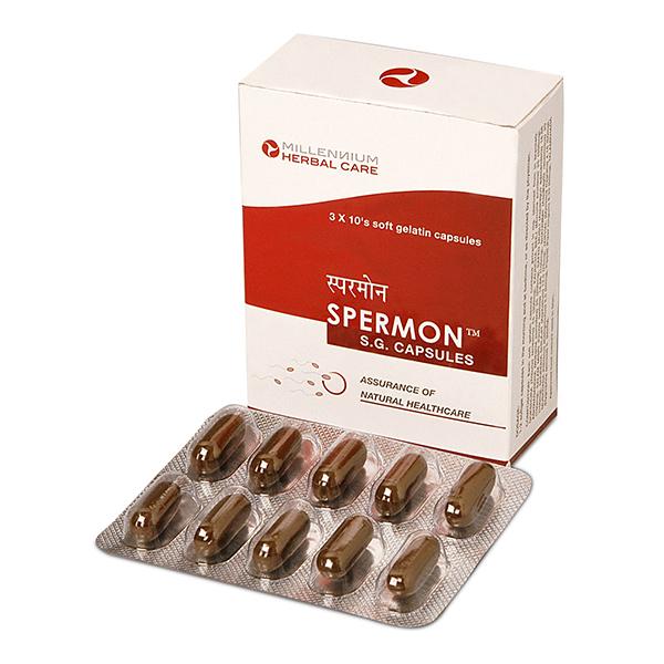 Spermon Soft Gelatin Capsules (Pack of 3 x 10's) Online at Discounted ...
