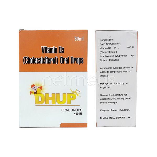 Dhup 400IU Drops 30ml : Uses, Side Effects, Price | Netmeds