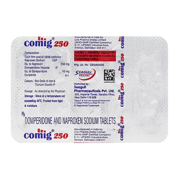 COMIG 250mg Tablet 10's Price, Uses, Side effects, Substitutes | Netmeds