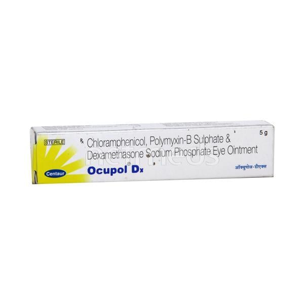 Ocupol DX Eye Ointment 5gm : Uses, Side Effects, Price | Netmeds