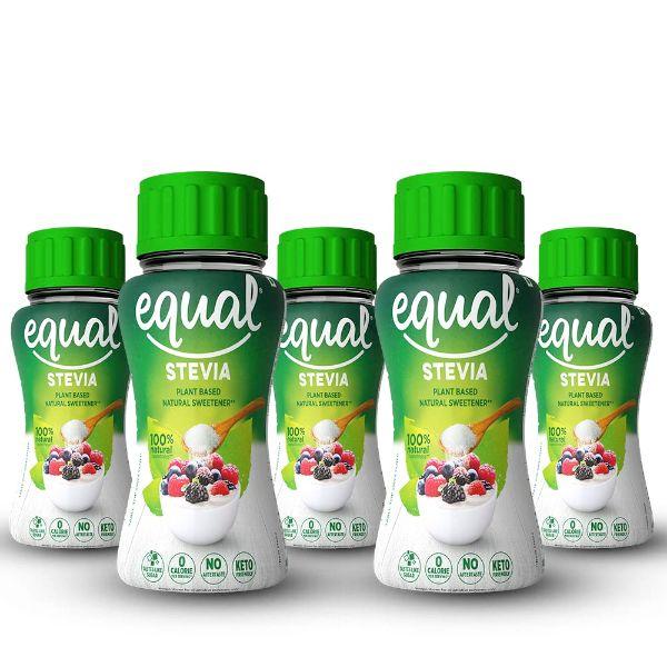 Equal Stevia Plant Based Natural Sweetener (Pack of 5 x 150 gm) 1's ...
