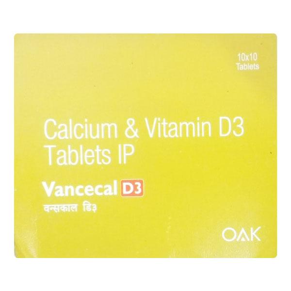 VANCECAL D3 Tablet 10's