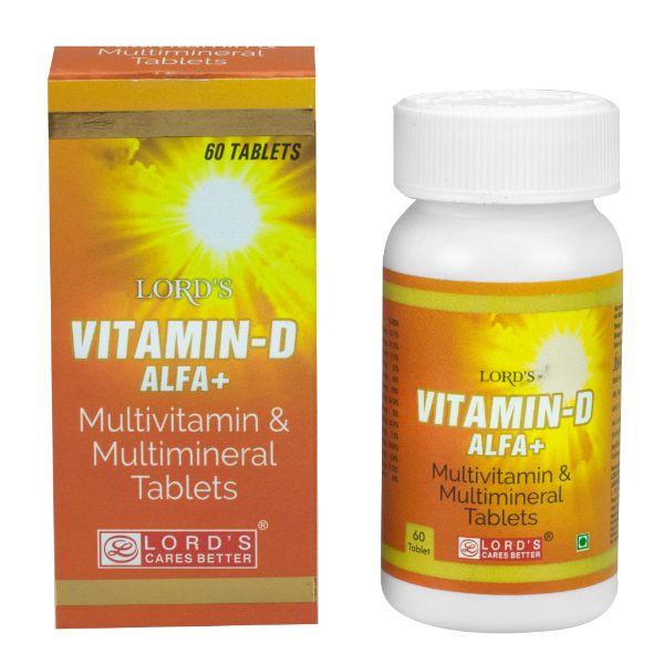 Buy Lord's Vitamin D Alfa + Tablet 60's Online at Discounted Price ...
