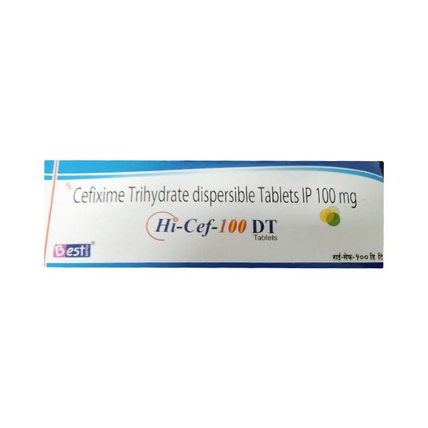 HI CEF 100 DT Tablet 10's Price, Uses, Side effects, Substitutes | Netmeds