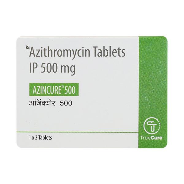 AZINCURE 500 Tablet 3's Price, Uses, Side effects, Substitutes | Netmeds