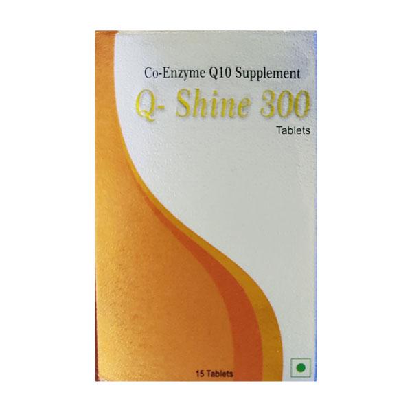 Q SHINE 300 Tablet 15's Price, Uses, Side effects, Substitutes | Netmeds