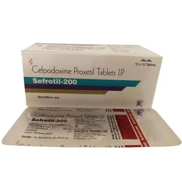 SEFROTIL 200mg Tablet 10's
