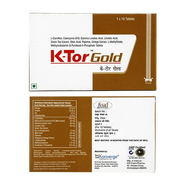 K Tor Gold 250mg Tablet 10'S