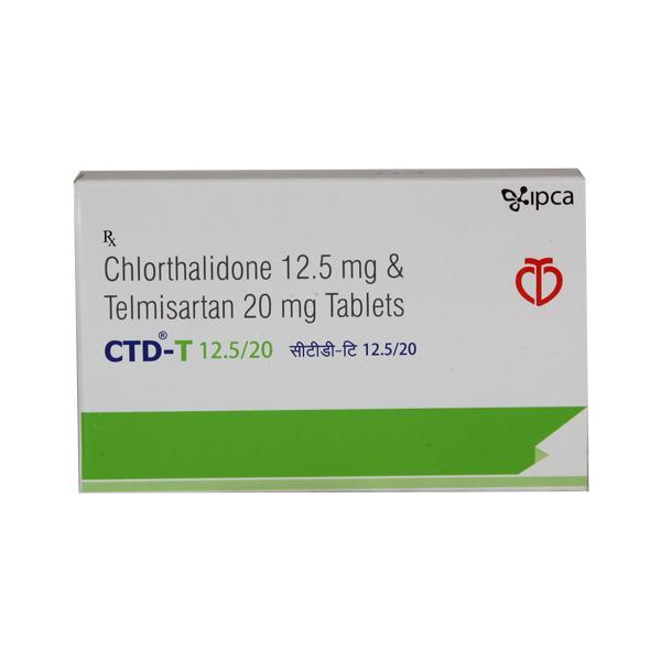 CTD T 12.5/20mg Tablet 10'S : Price, Uses, Side Effects | Netmeds