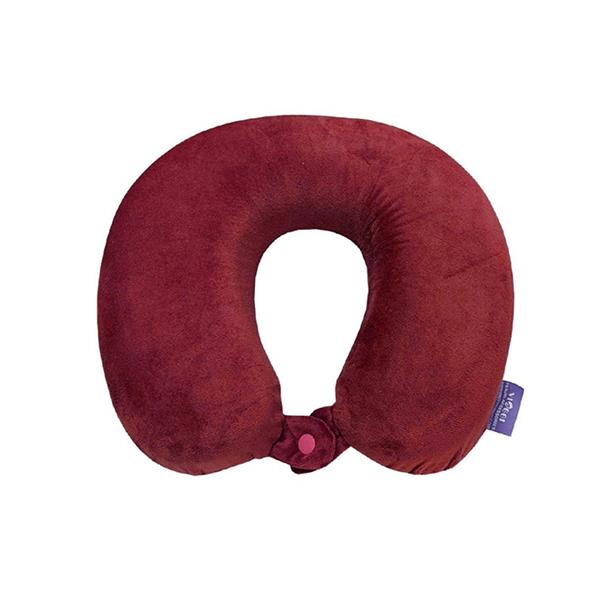 Buy VIAGGI U Shape Memory Neck Foam Pillow - Burgundy Online at ...