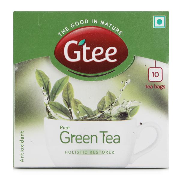 Buy GTEE Green Tea Bags - Regular 10's Online at Discounted Price | Netmeds