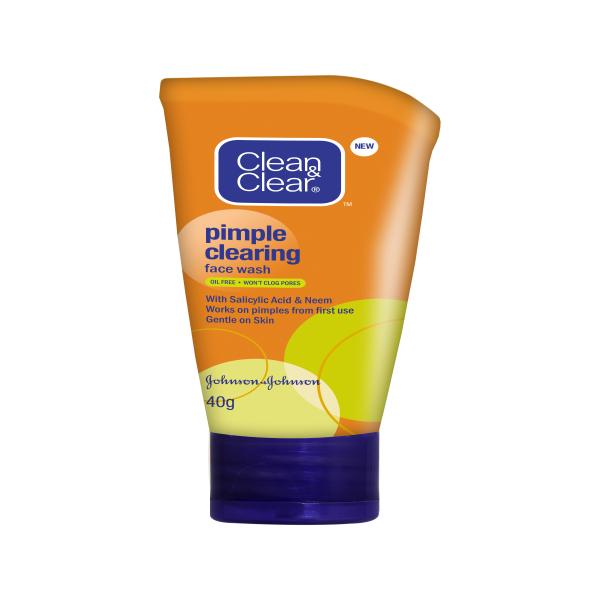 Buy Clean & Clear Pimple Clearing Face Wash 40 gm Online at Discounted ...