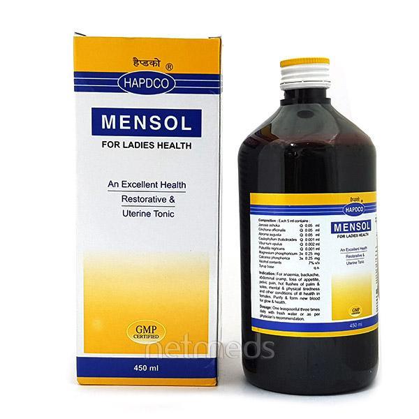 Buy Hapdco Mensol Syrup 200 ml online at best price-Homeopathy