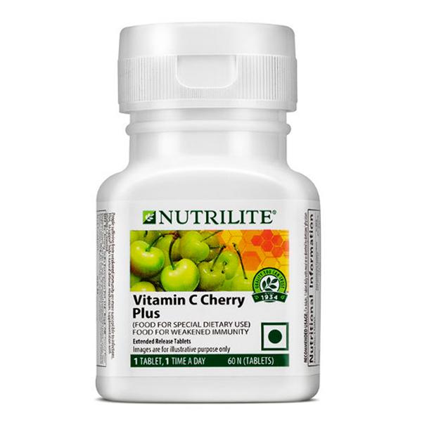 Buy Nutrilite Vitamin-C Cherry Plus Tablet 60's Online at Best Price ...