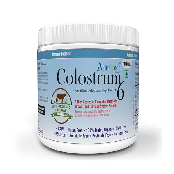 Asterveda Colostrum 6 Supplement Powder 100 gm 1's Online at Best Price ...
