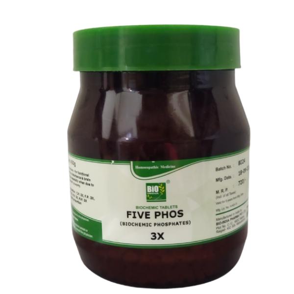 Bio-India's Biochemic Tablet - Five Phos 3X 450 gm Online at Best Price ...