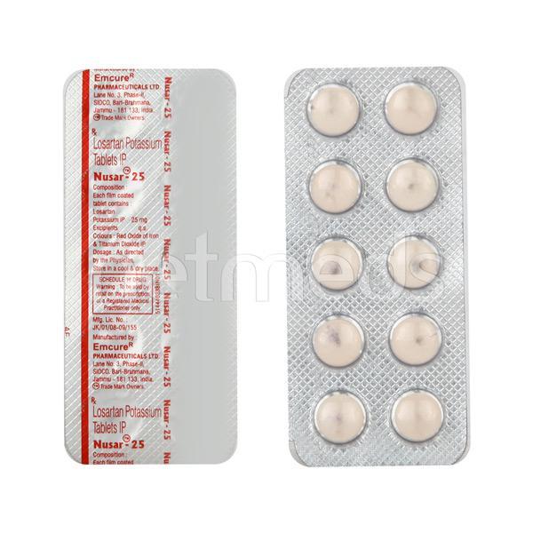 Nusar 25mg Tablet 10'S