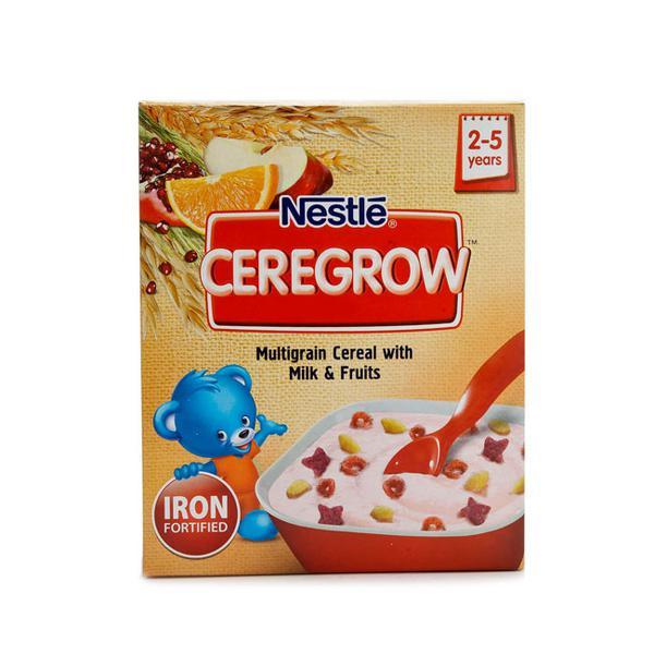 Buy Nestle Ceregrow (2-5 years) Multigrain Cereal With Milk & Fruits ...