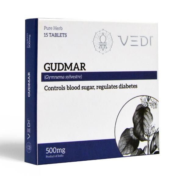 Buy VEDI Gudmar 500 mg Tablet (Pack of 10 x 15's) Online at Discounted ...