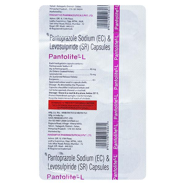 PANTOLITE L Capsule 10's