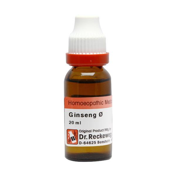 Dr. Reckeweg Ginseng Ø Liquid 20ml: Homeopathic Adaptogen for Vitality ...