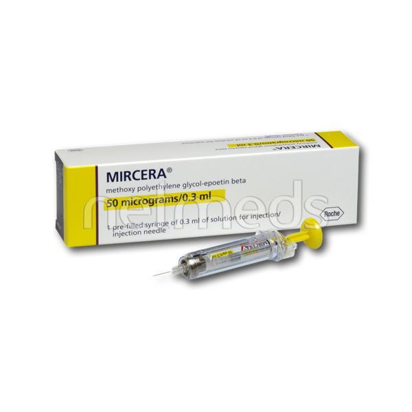 Mircera 50mcg Injection(Pfs) 0.3ml Price, Uses, Side effects ...
