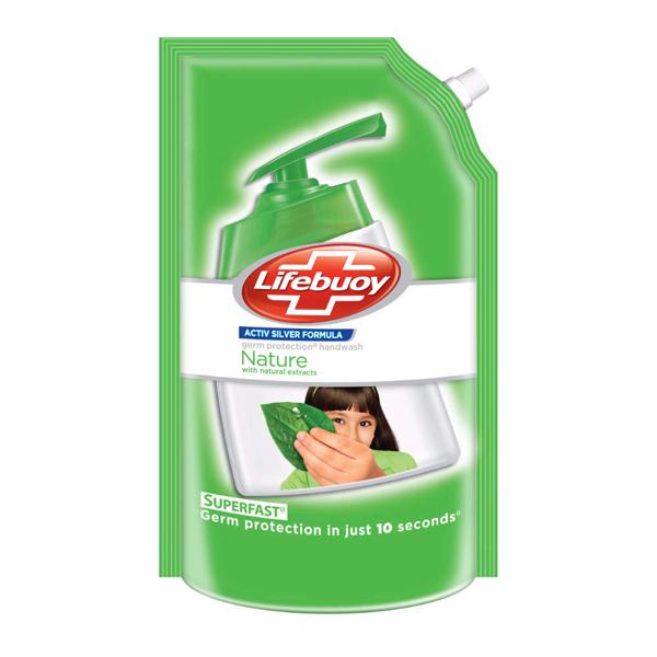 Buy Lifebuoy Nature Handwash 750 ml (Refill Pack) Online at Discounted ...
