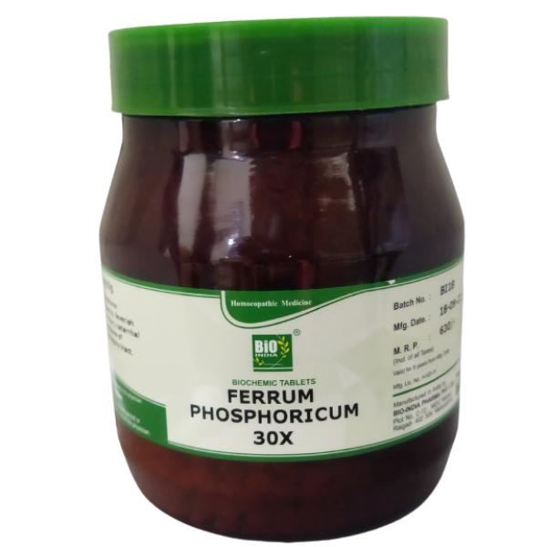 Buy Bio-India's Biochemic Tablet - Ferrum Phosphoricum 30X 450 gm ...