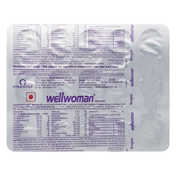 Wellwoman Capsule 15'S - Price, Uses, Side Effects | Netmeds