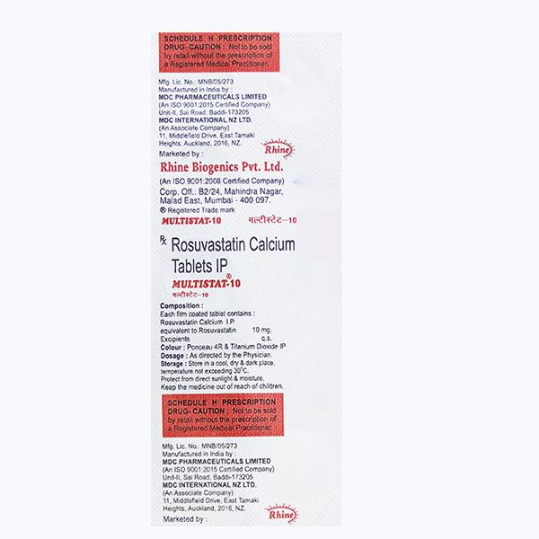 MULTISTAT 10mg Tablet 10's Price, Uses, Side effects, Substitutes | Netmeds
