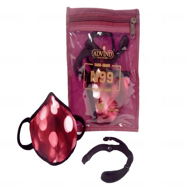 Buy Advind Smog Guard N99 Kids Mask without Valve - Red Design 1's ...