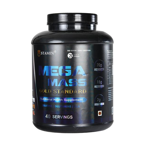 Stamin Mega Mass Gold Standard Powder - Chocolate Flavour 2 kg Online ...