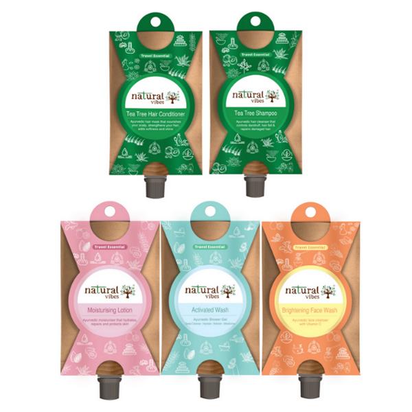 Buy Natural Vibes Jet Set Go Travel Kit 150 ml Online at Discounted Price | Netmeds