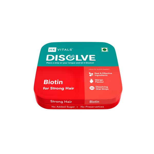 Healthkart HK Vitals Disolve Biotin Strips - Mango 30's Online at Best ...