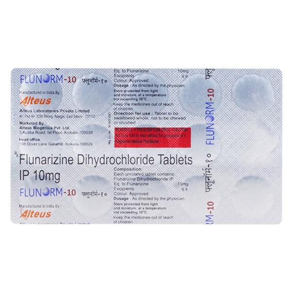 FLUNORM 10 Tablet 15's