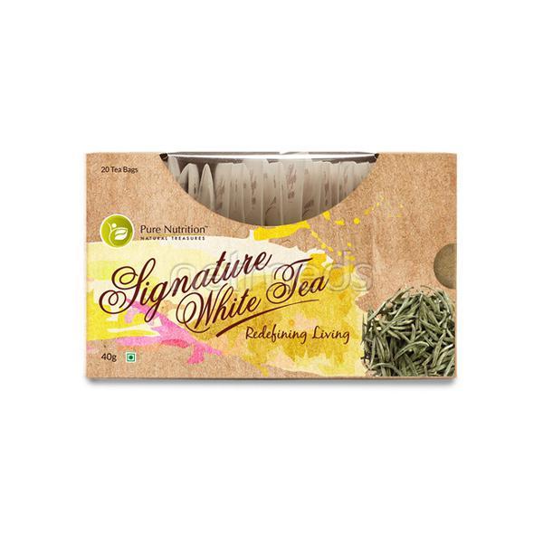 Buy Pure Nutrition Signature White Tea Bags 20's Online at Discounted ...