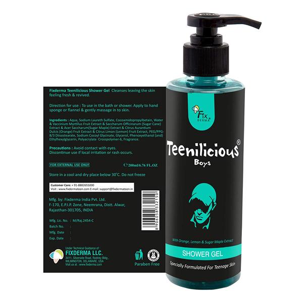 Fixderma Teenilicious Shower Gel - Boys 200 ml Online at Discounted ...
