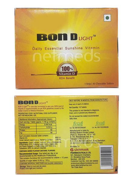 BON D Light Tablet 10'S
