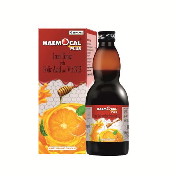 Suncare Haemocal Plus Iron Tonic - Minty Orange 450 ml Online at Best ...