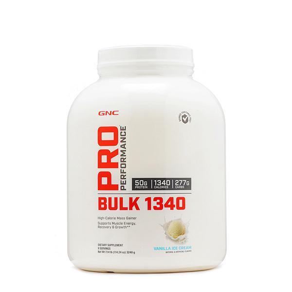 GNC Pro Performance Bulk 1340 Powder - Vanilla Flavour 7.14 lb online ...