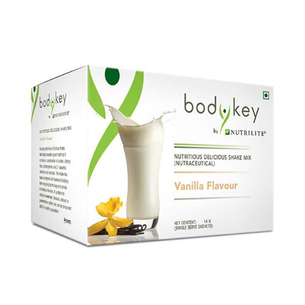 NUTRILITE BODYKEY SHAKE VANILLA SACHET 14'S Online at Discounted Price ...