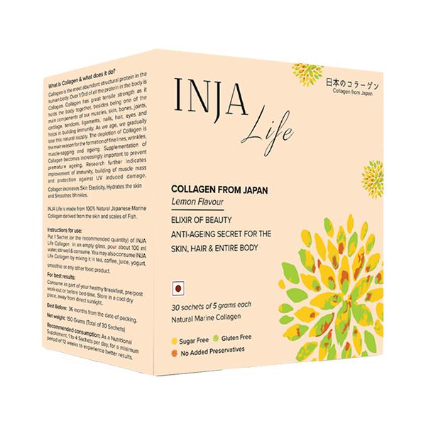 INJA Life Collagen Sachet - Lemon Flavour (Pack of 30 x 5 gm) Online at ...