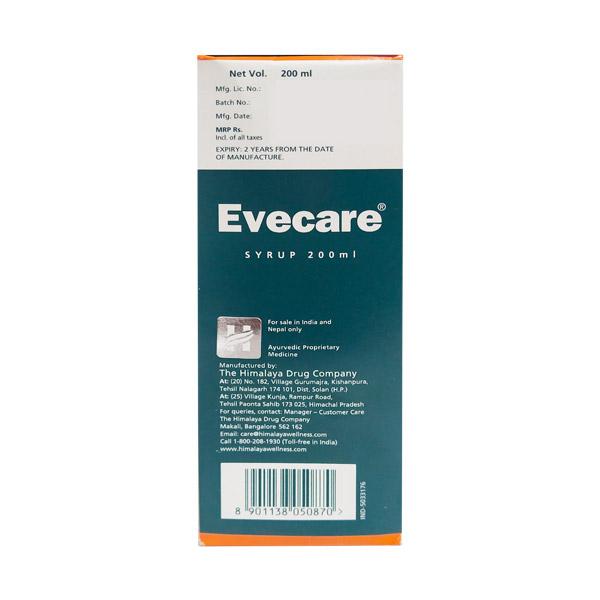 Buy Himalaya Evecare Syrup 200 ml Online at Discounted Price | Netmeds