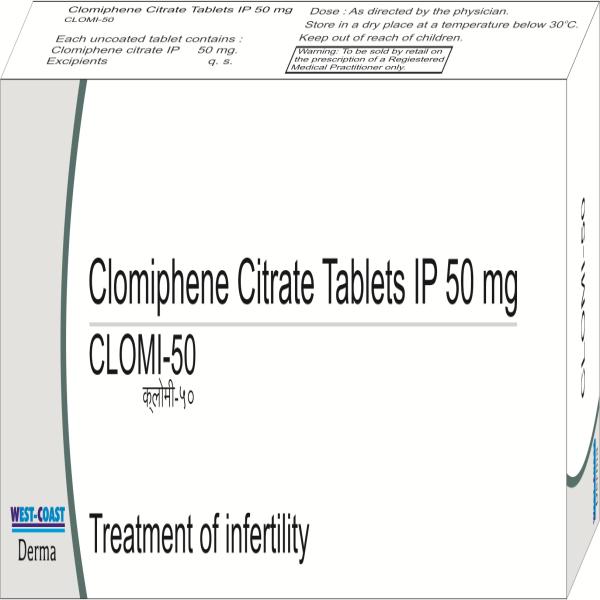 CLOMI 50mg Tablet 5's