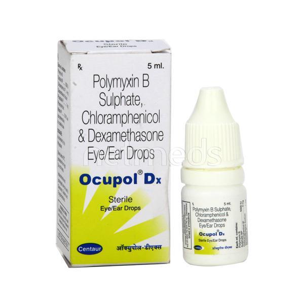 Ocupol DX Eye/Ear Drops 5ml : Uses, Side Effects, Price | Netmeds