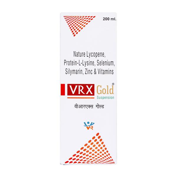VRX GOLD Suspension 200ml Price, Uses, Side effects, Substitutes | Netmeds