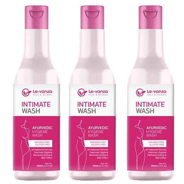 Buy Le-Vanza Intimate Wash (Pack of 3 x 100 ml) 1's Online at Best Price - Intimate Care